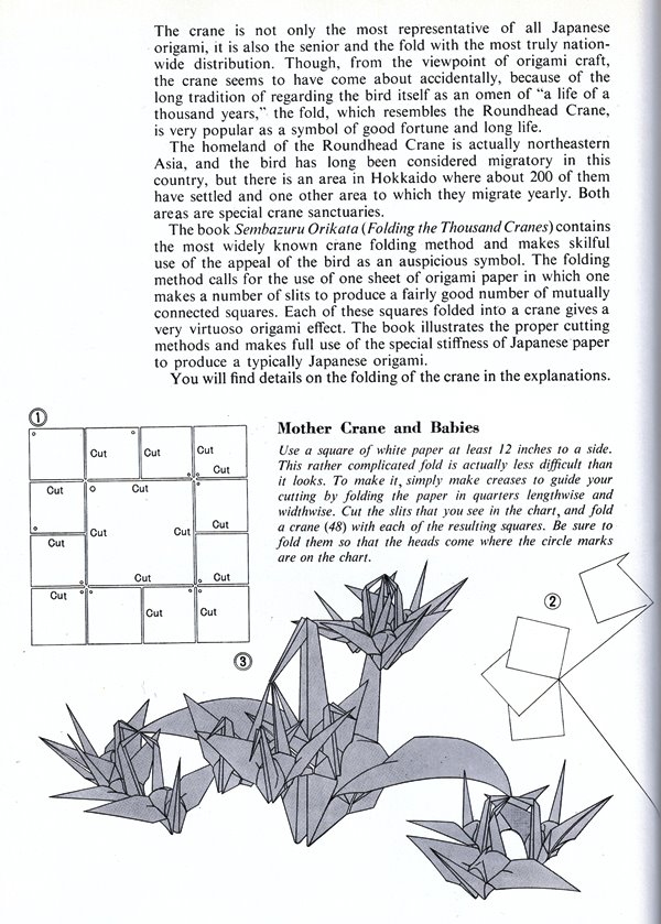 David Mitchell's Origami Heaven - History - Connected Crane Designs